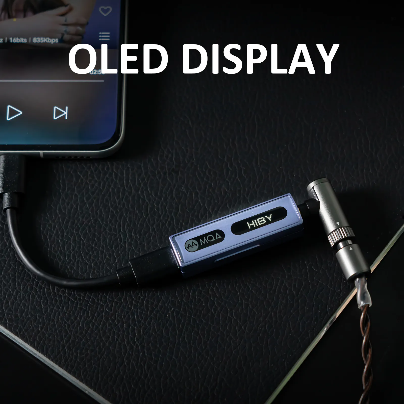 HiBy FC3 USB DAC Headphone AMP Portable MQA Dongle, Type C To 3.5mm ...