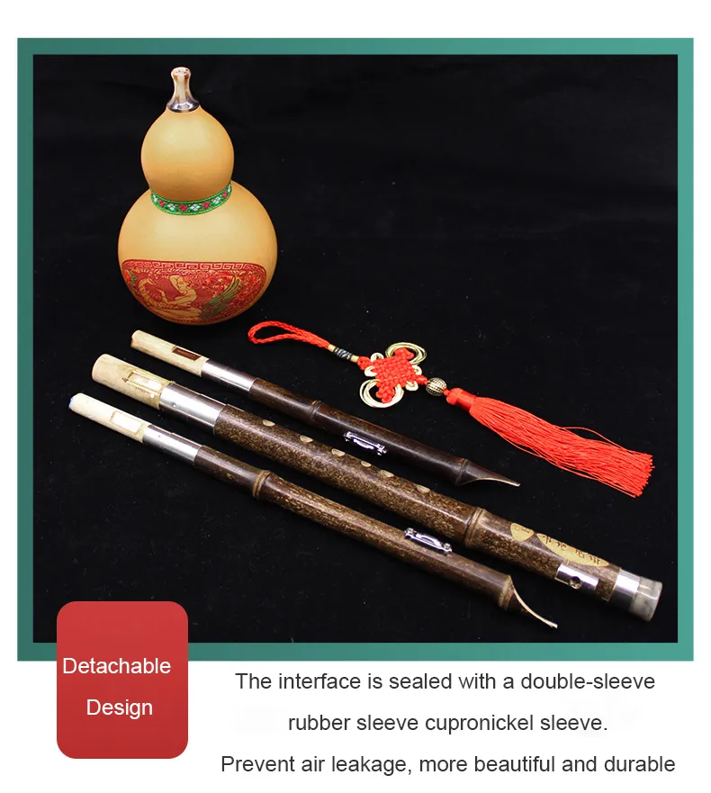 Hulusi Flute: Silk Cucurbit Traditional Chinese Musical Instrument for ...