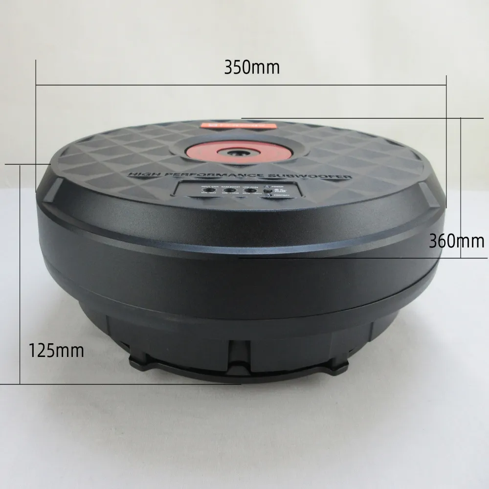 QP 120M12 11 Inch Car Mounted Spare Tire Subwoofers Concealed Active ...