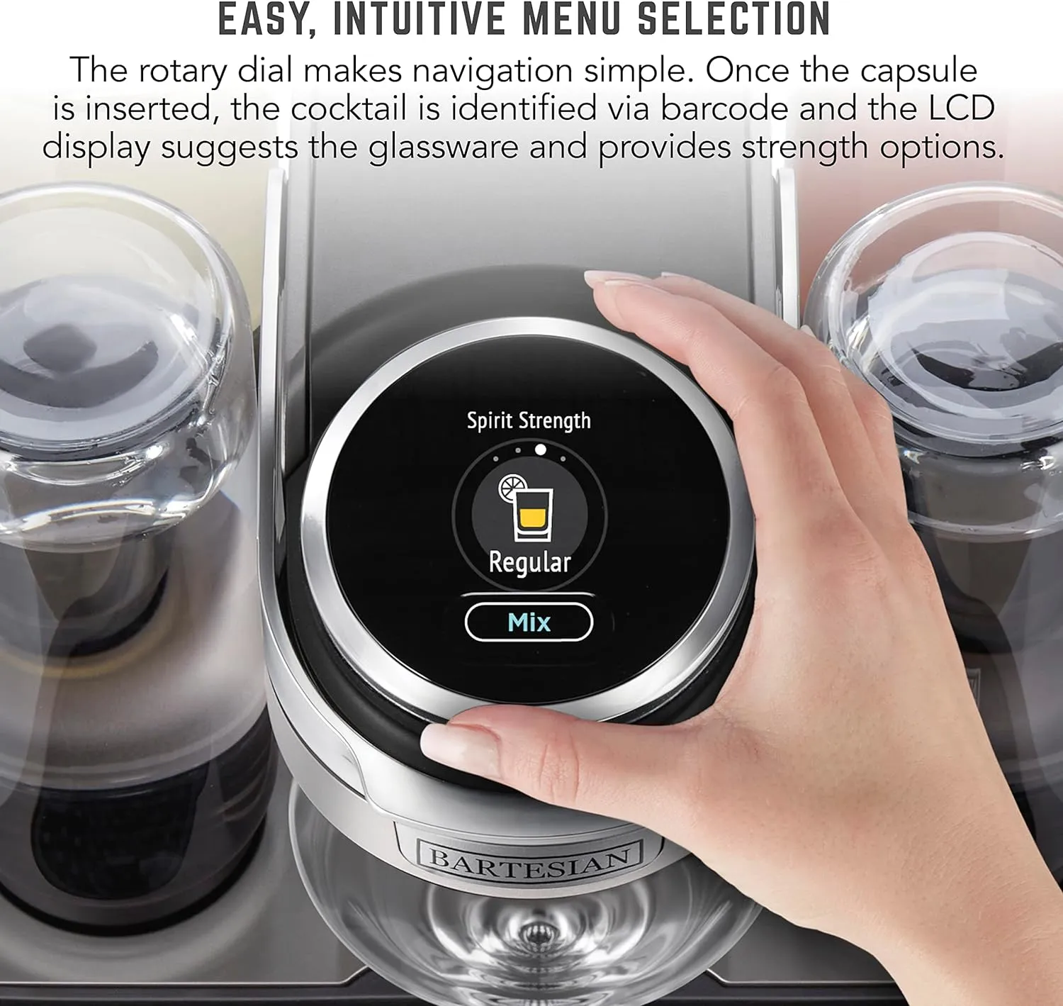 DHgate.com:Bartesian Cocktail Machine with 4 oz Glass Bottles & Swing ...