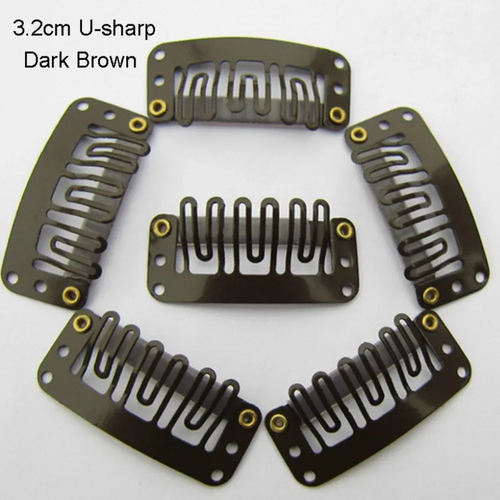 U-Shaped Silicone Back Wig Clips | Secure Hair Extensions Accessories ...