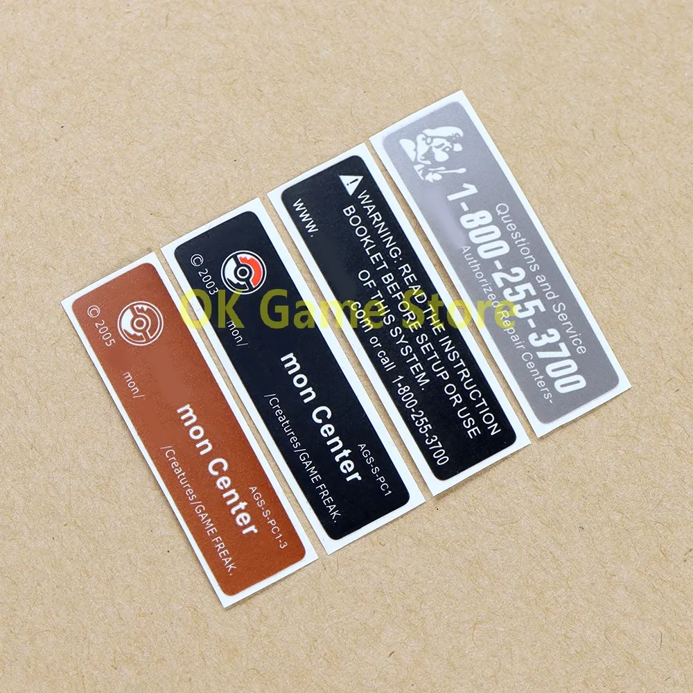 DHgate.com:100PCS Game Console Back Stickers Custom Design Label Decals ...