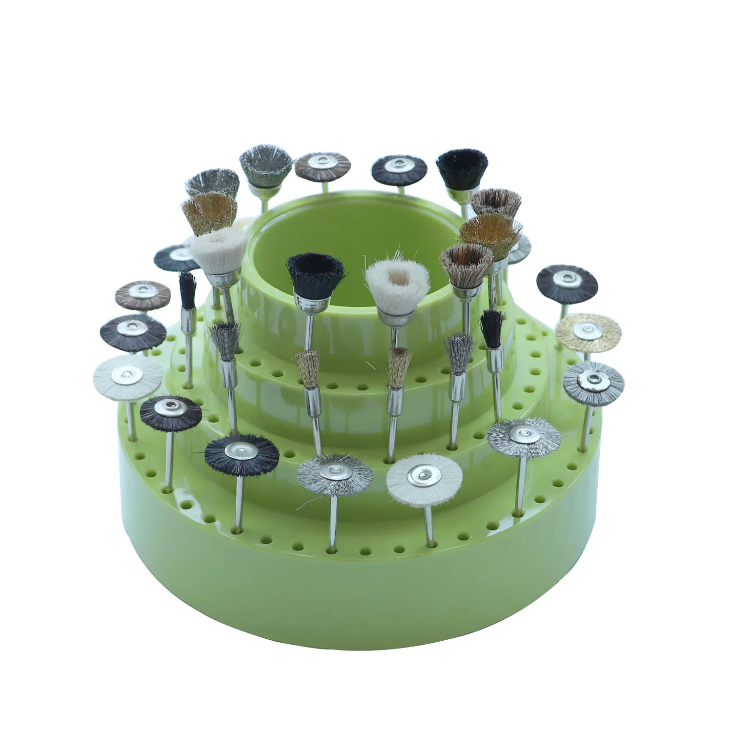 Drill Bit Holders Rotating Storage Case - Three-Layer Organizer with ...