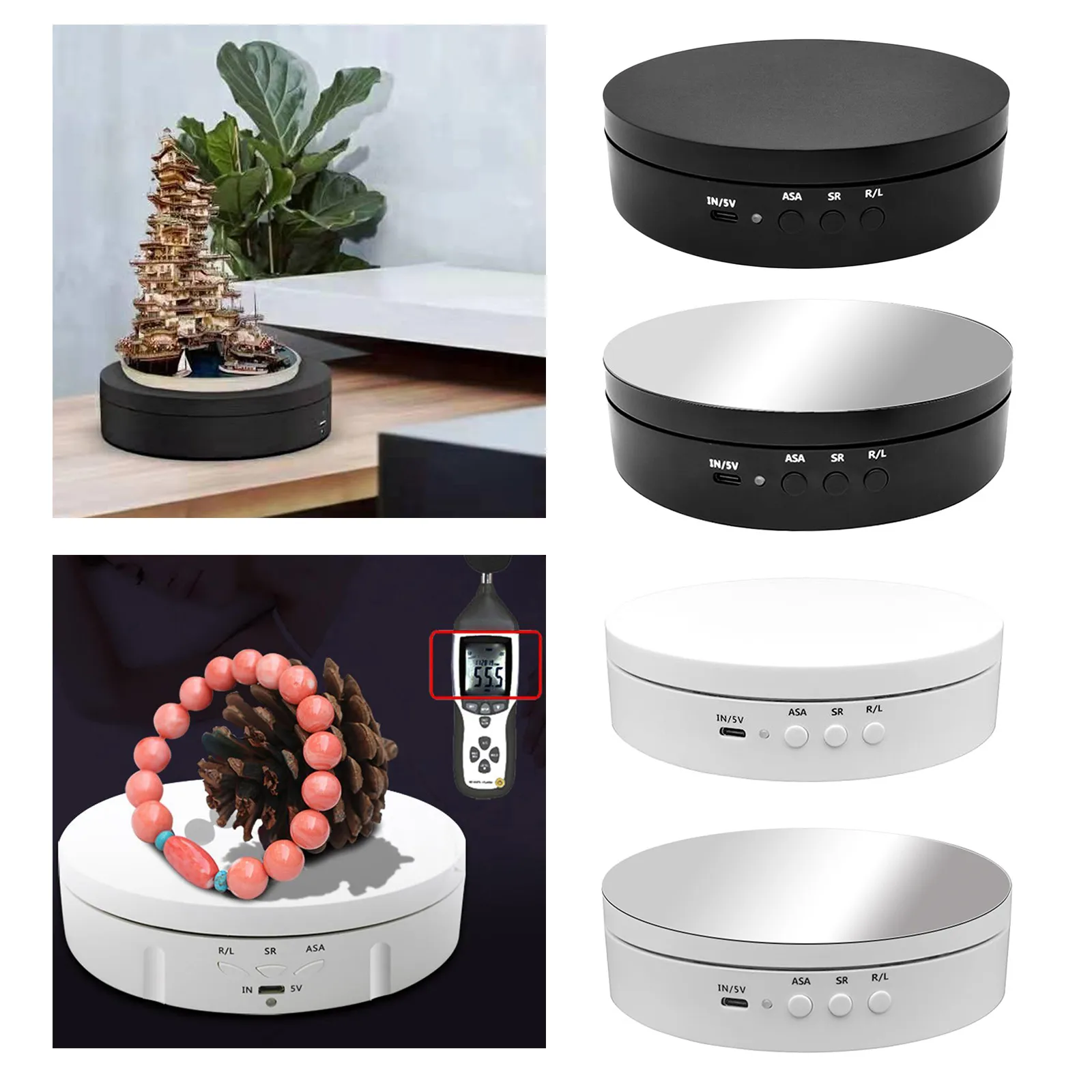 Rotating Display Stand Turntable: 360° Motorized Revolving Platform For ...