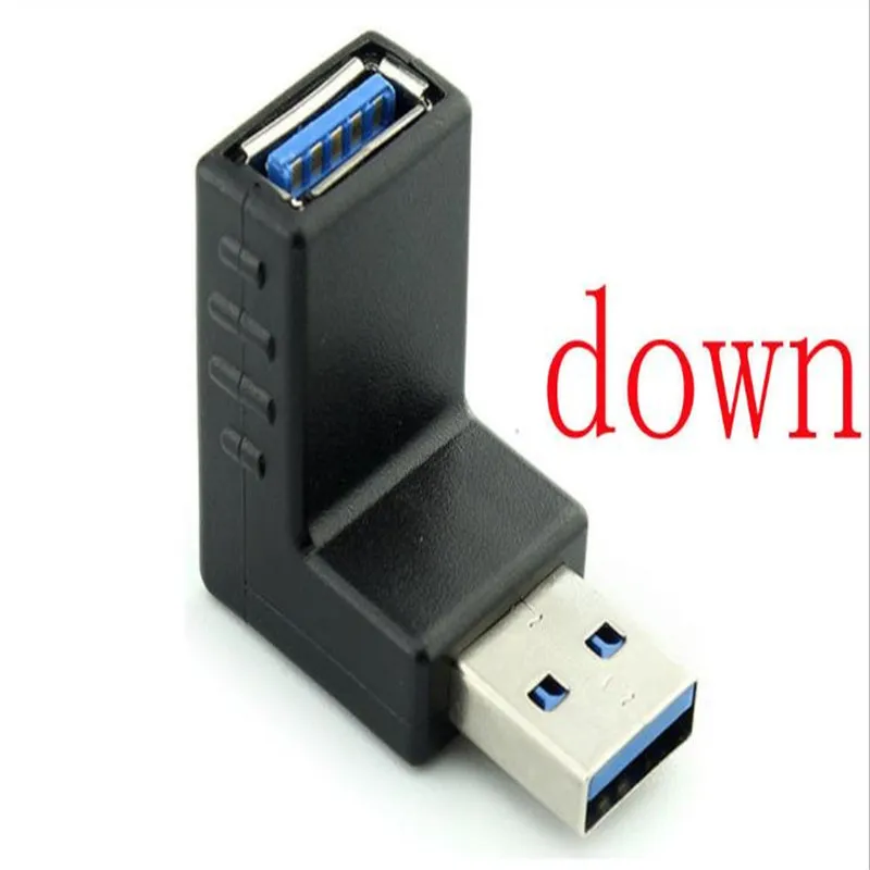 USB3.0 Extended Elbow Adapter USB 3.0 AM To AF Connector For Mobile ...