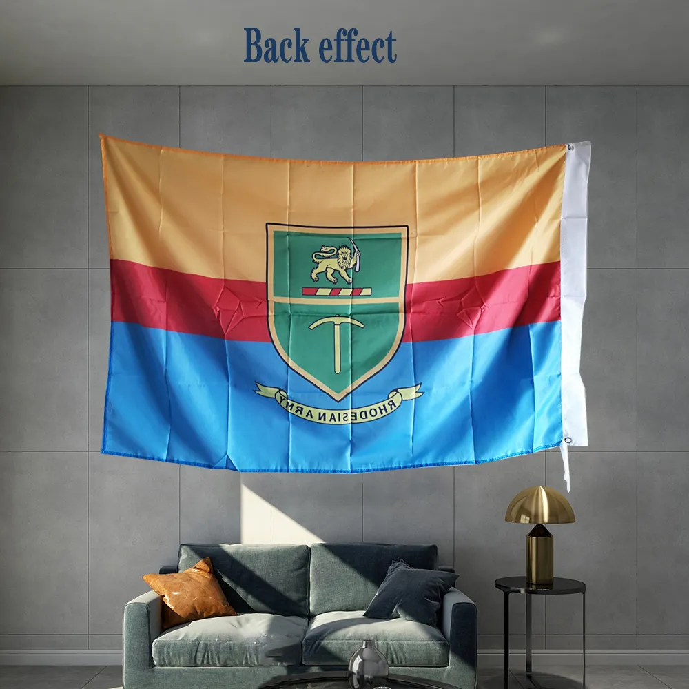 Rhodesia Army Flag Polyester Outdoor Banner With Brass Grommets Durable ...