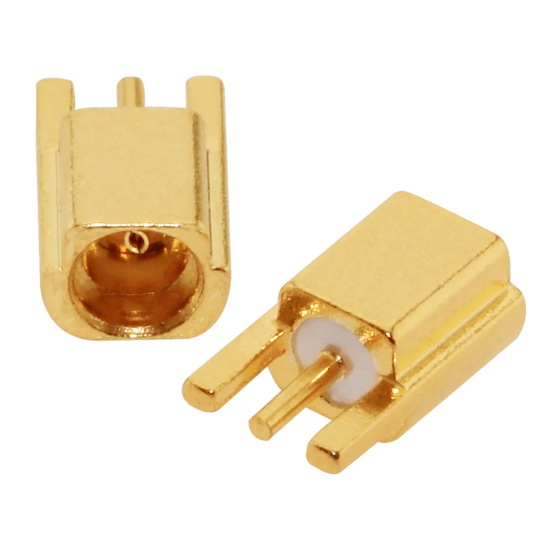 MCX MMCX PCB Mount RF Coax Connector Right Angle Male to Female ...