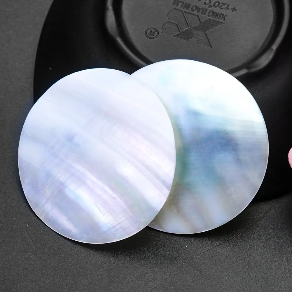 Natural Shell Pendant Discs: 50mm MOP Patch for DIY Necklaces ...