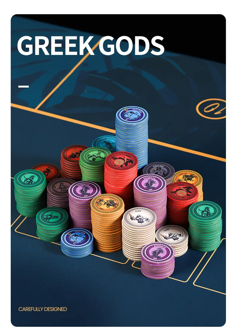 Greek Mythology Ceramic Poker Chip Coins Souvenir for Entertainment ...