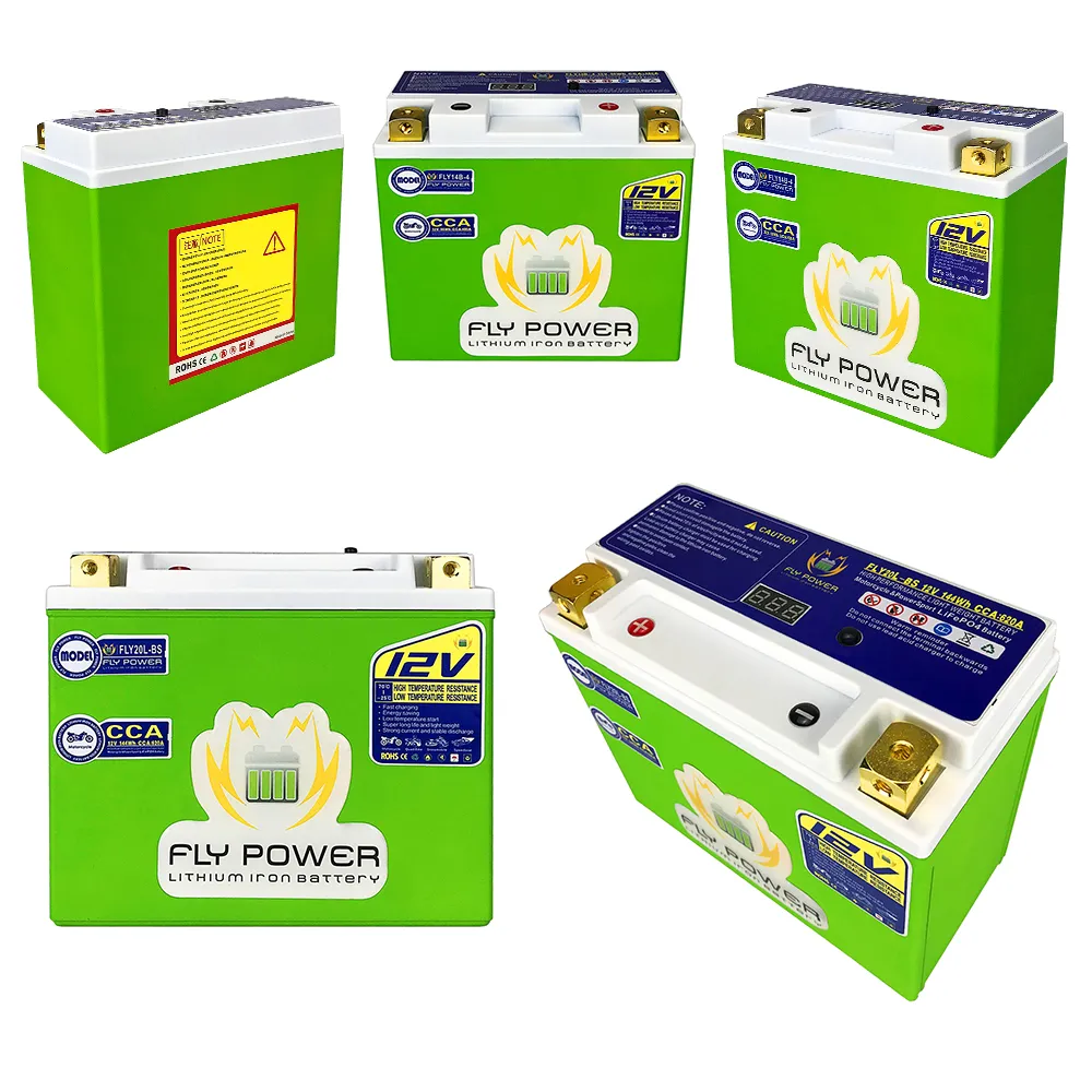 DHgate.com:High-Power 12V 8AH-16AH Lithium Motorcycle Battery [LiFePO4 ...