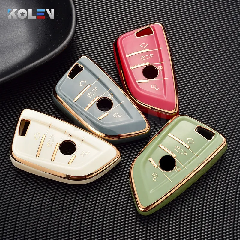 TPU Car Remote Key Case Cover Shell for BMW X1 X3 X5 X6 X7 1 3 5 6 7 ...
