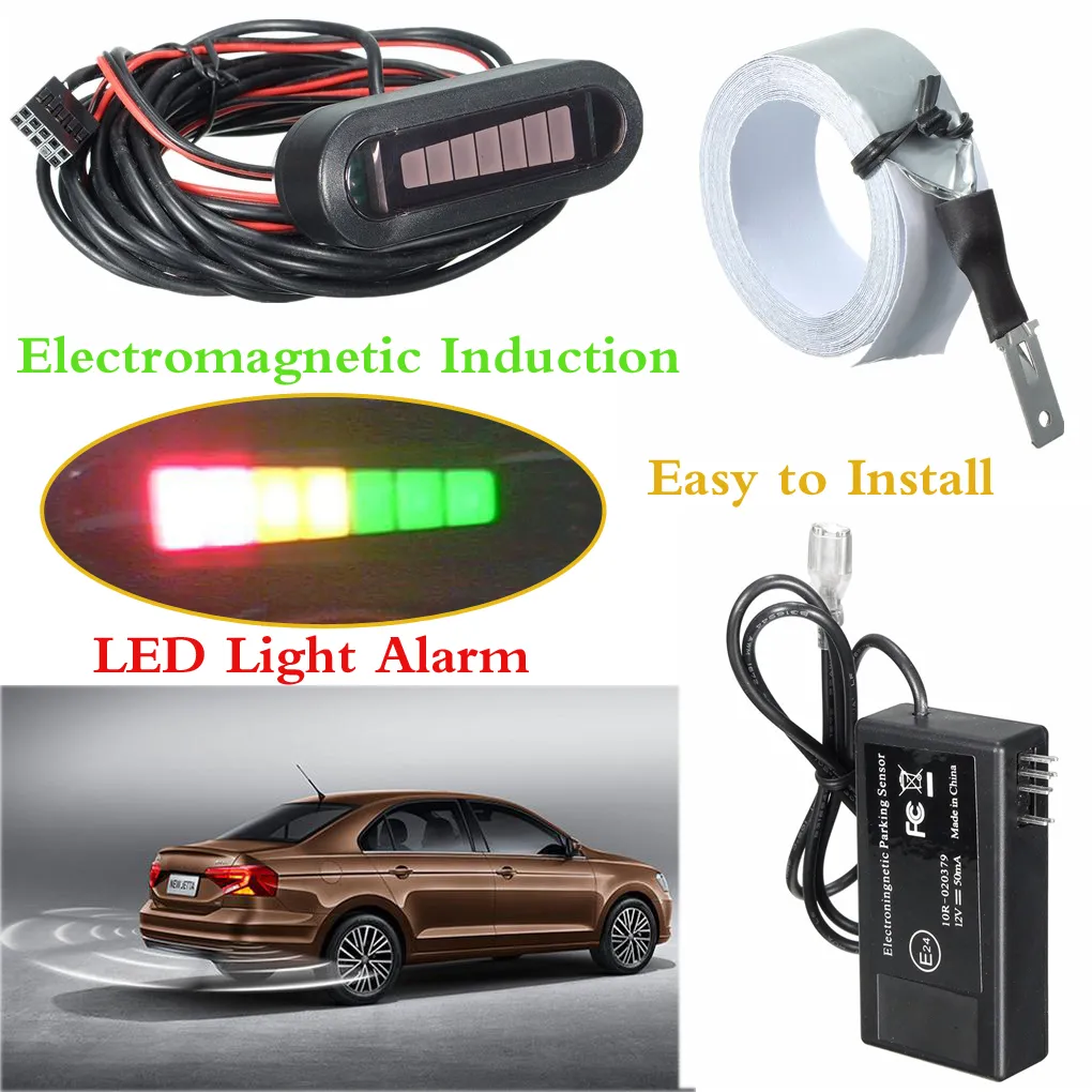 Car Back Up Alarm System With LED Display Electromagnetic Parking ...