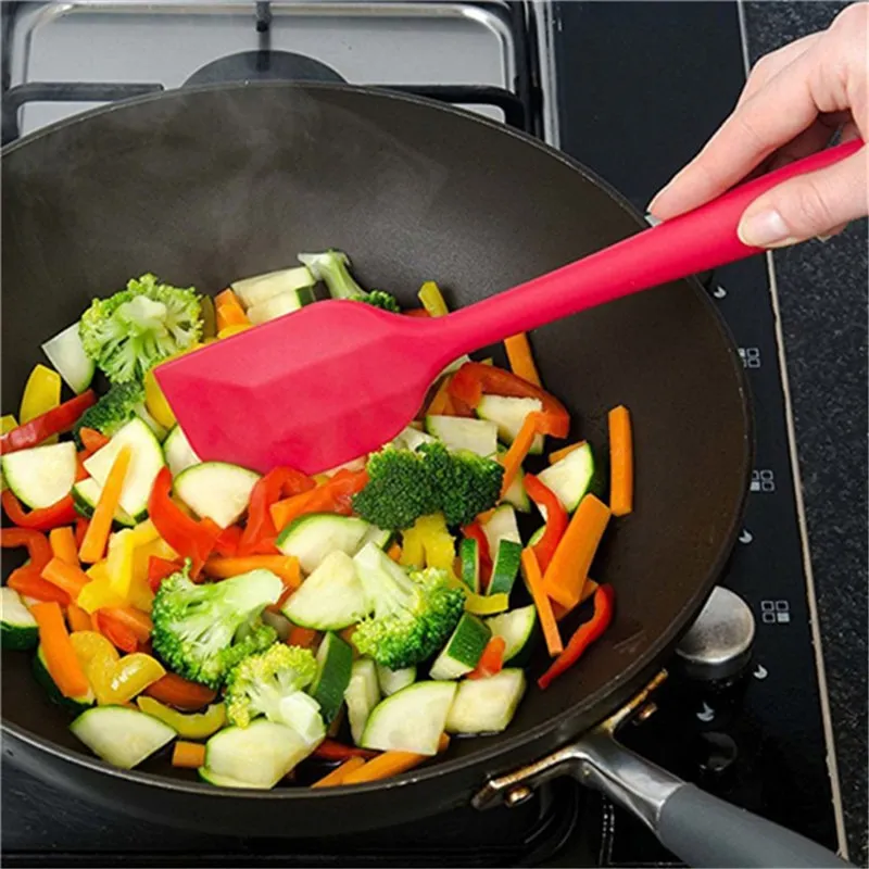 Silicone Baking Scraper Cake Cream Spatula for Cake Making and Pastry ...