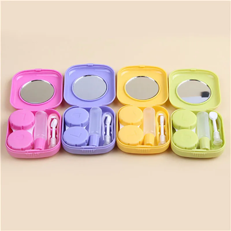 Mini case contact lens Box Travel Kit - Solid...