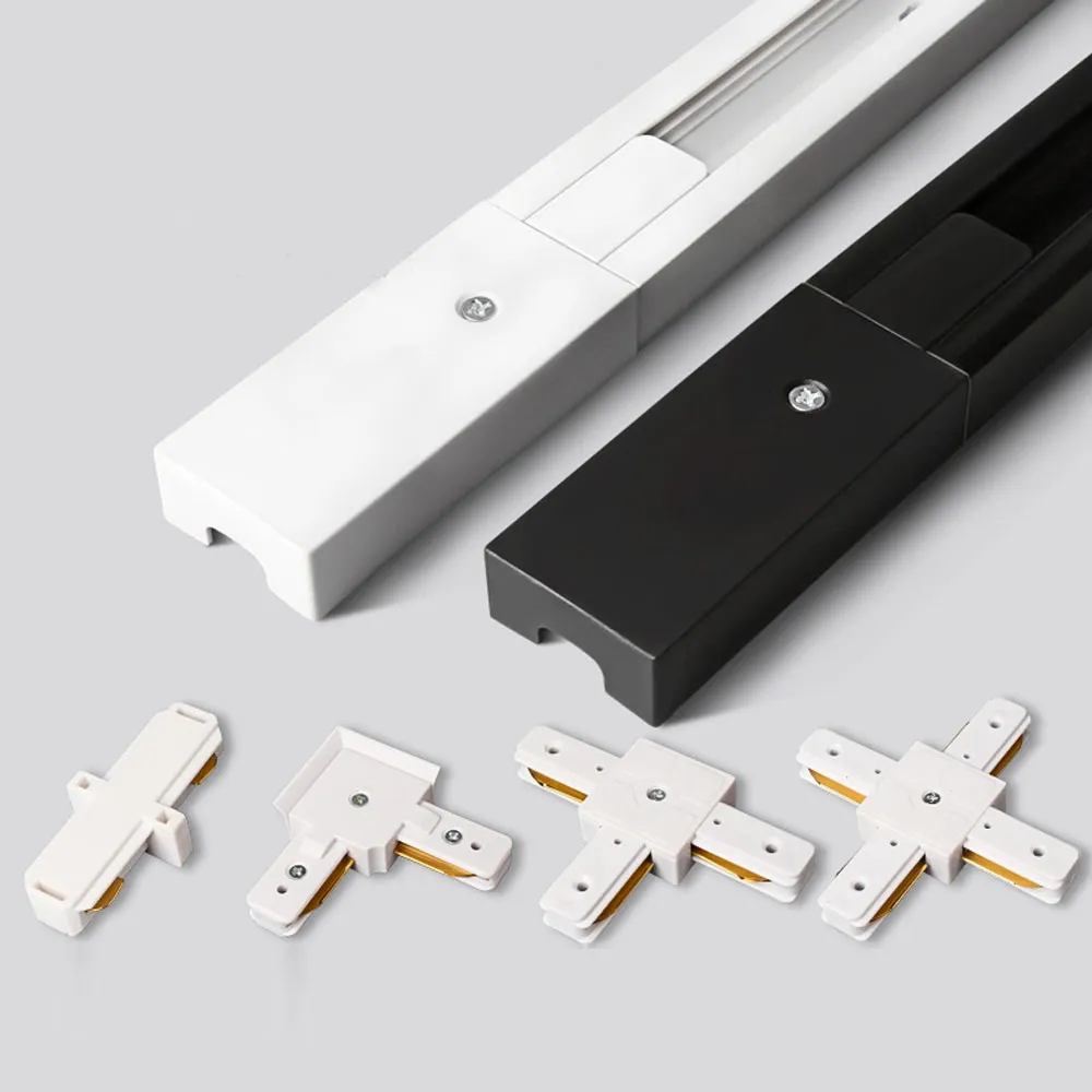 Led Track Lighting Rail 0.5M Wedge Base Brushed Nickel for Store and ...