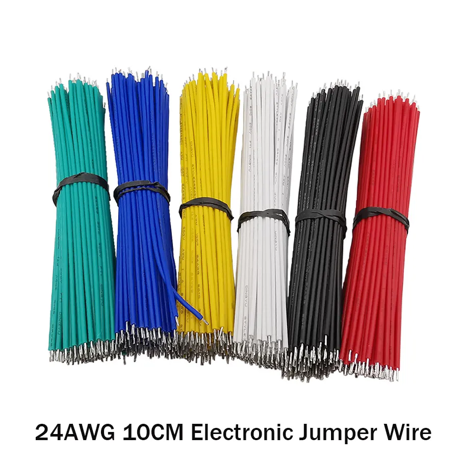 Breadboard Jumper Wires | Tin Plated PCB Solder Cable | 10CM 24AWG ...