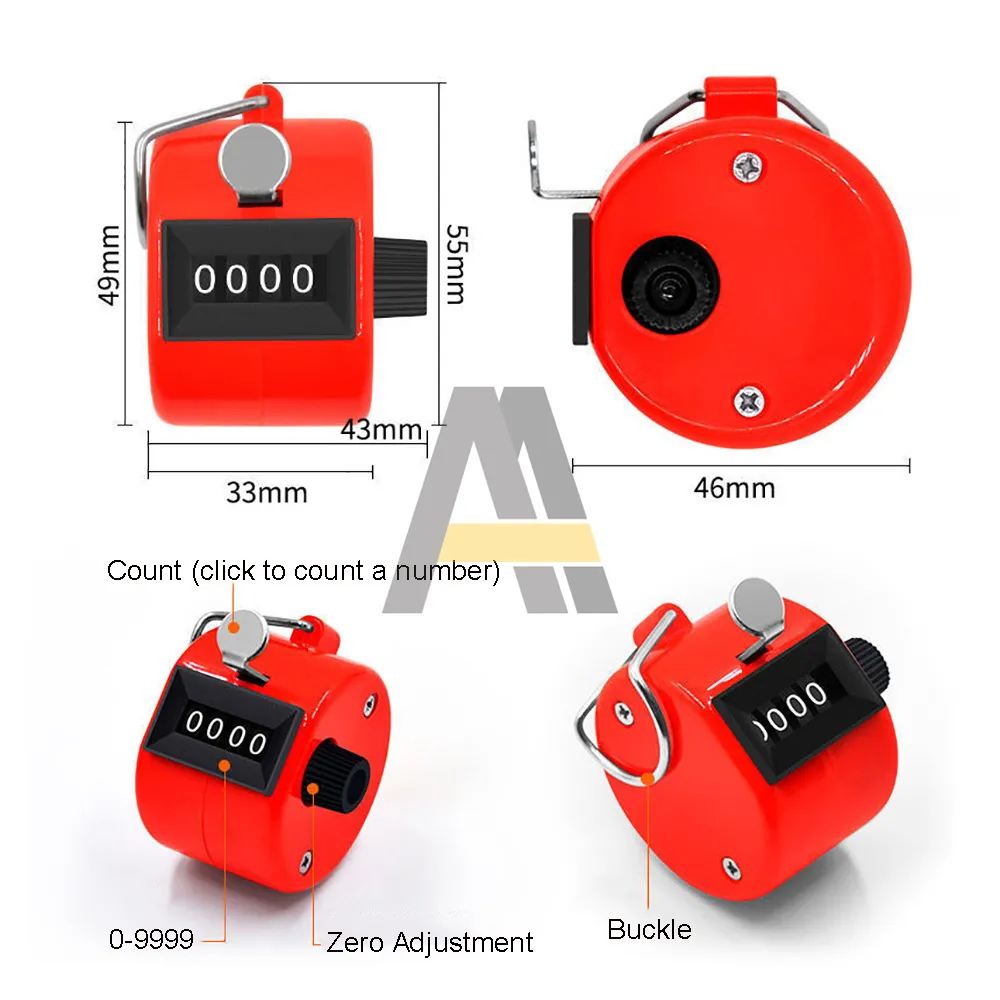 DHgate.com:Plastic Handheld Finger Tally Counter - 8 Color Assorted ...