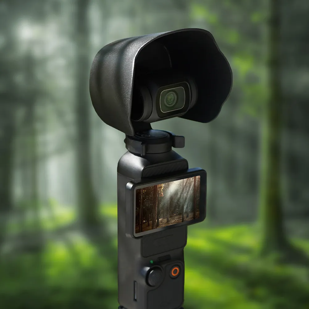 DJI Osmo Pocket 3 Lens Hood: Glare-Blocking Sun Shade Cover for Optimal ...
