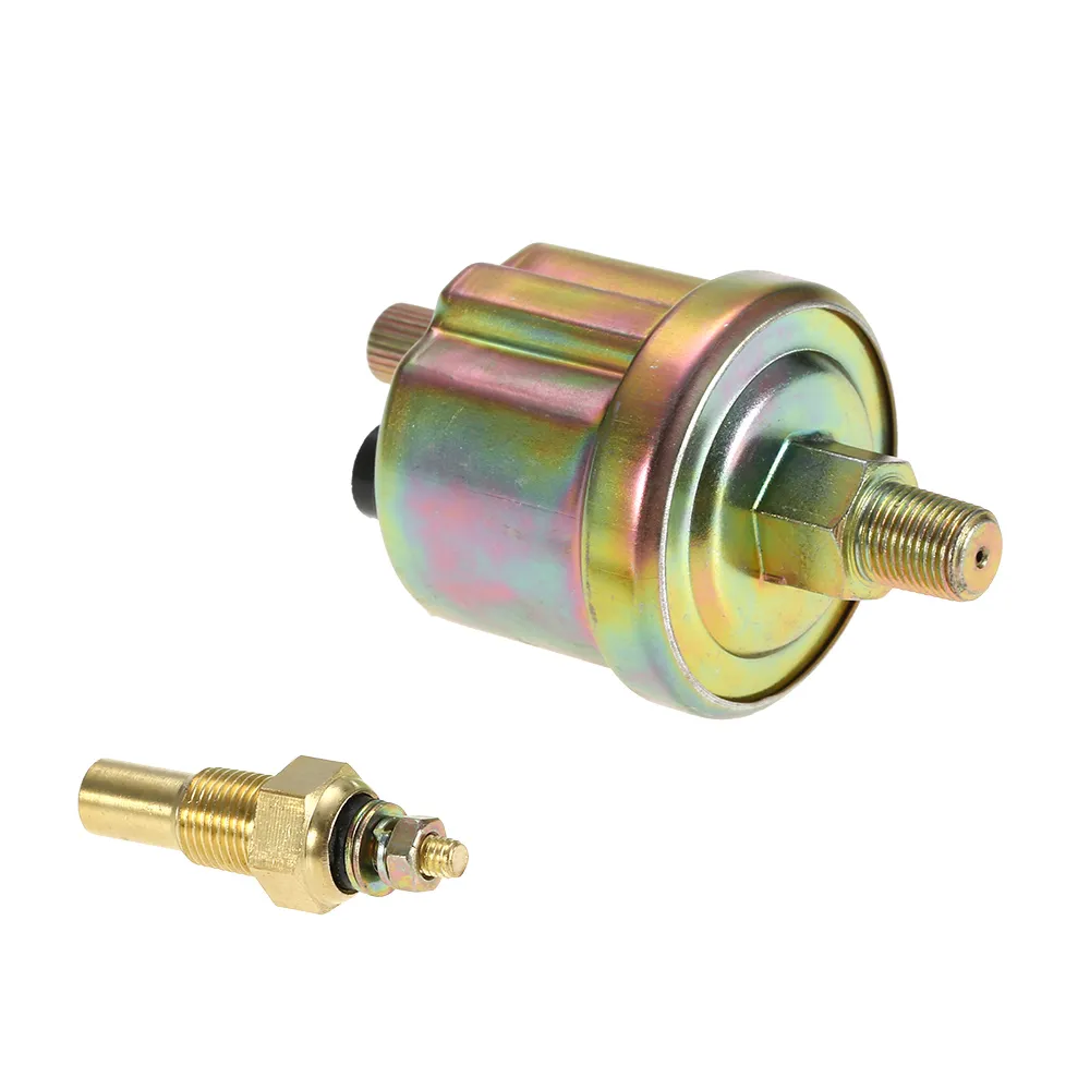 3-in-1 Chrome kit gauge for Oil, Water, Temperature, Voltmeter, and ...