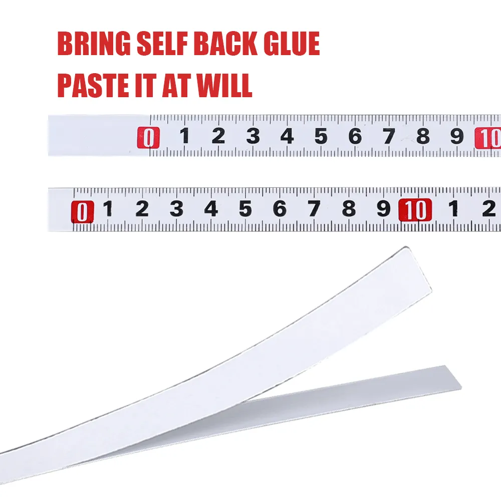 16mm Metric Woodworking T-Track Tape Measure, Self-Adhesive Scale Ruler ...