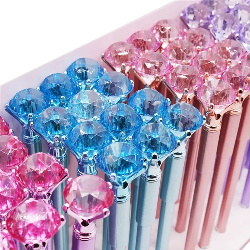 48 Pack 0.5mm Crystal Gel Pens for Smooth Writing, Liquid Ink with ...