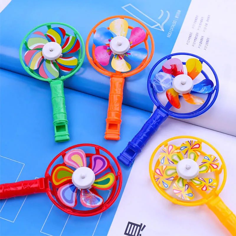 DHgate.com:1Pcs Childs Outdoor Play Windmill Whistle: Colorful Musical ...