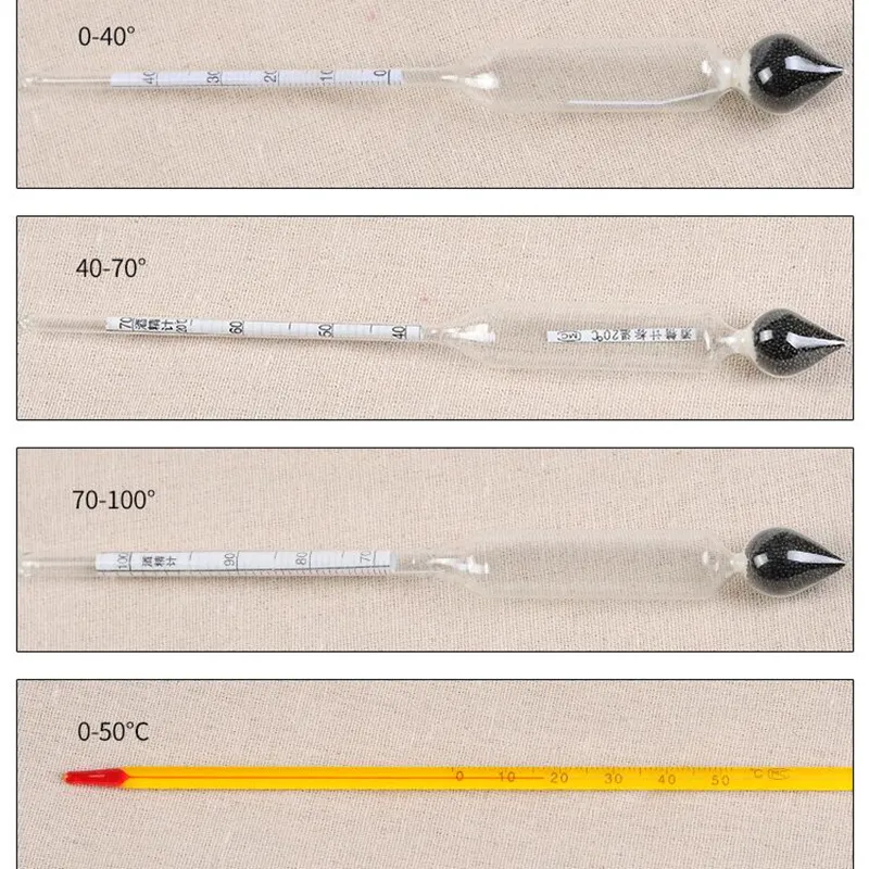 DHgate.com:Alcohol Hydrometer Tester Kit w/ Thermometer for Wine Making ...