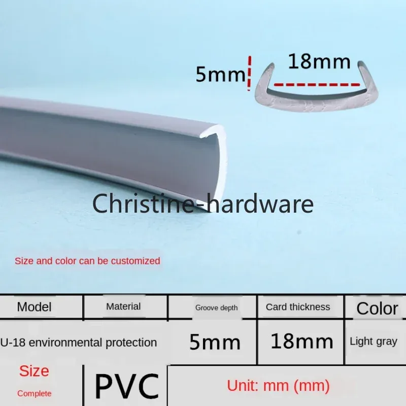 Soft PVC U- Edge Banding Veneer long edging Furniture Edgeband in 3MM ...