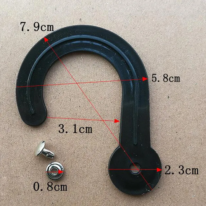 100 Pack Heavy Duty Plastic Header Hooks: Fabric & Leather Sample ...