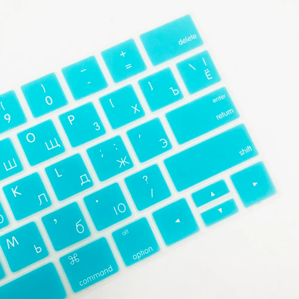 Ultra-Thin Russian Keyboard Cover for MacBook Pro/Air 13/15 with Touch ...