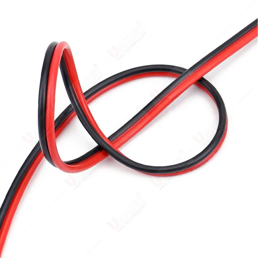 RVB14 16 18 20 22 AWG 2-Pin Copper Electrical Wire Cable Red Black ...