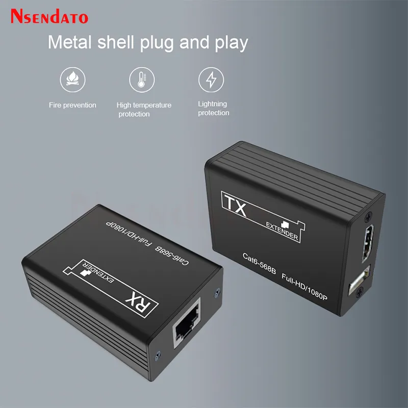 DHgate.com:Upgraded 30M HDMI Extender Over Single Cat6 Cable, 1-Port ...