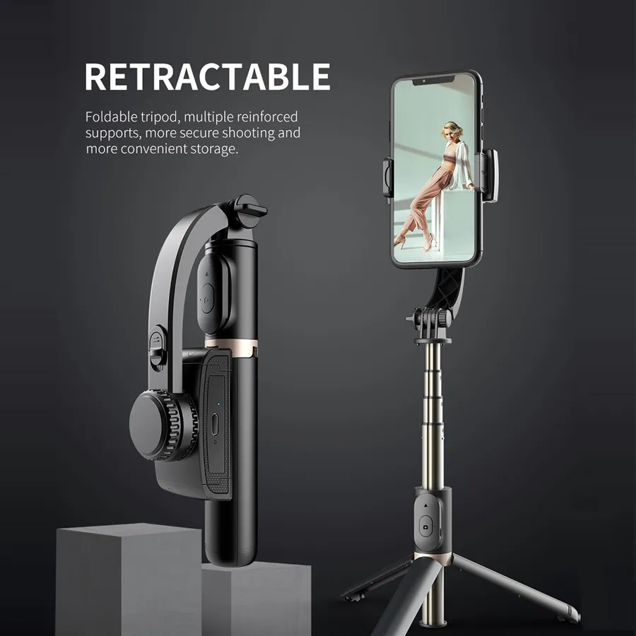 DHgate.com:INRAM Q08 Bluetooth Handheld 3-Axis Gimbal Stabilizer with ...