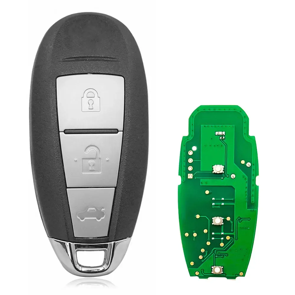XNRKEY 2/3 Button Aftermarket Smart Remote Car Key ID47 Chip 433 MHz ...