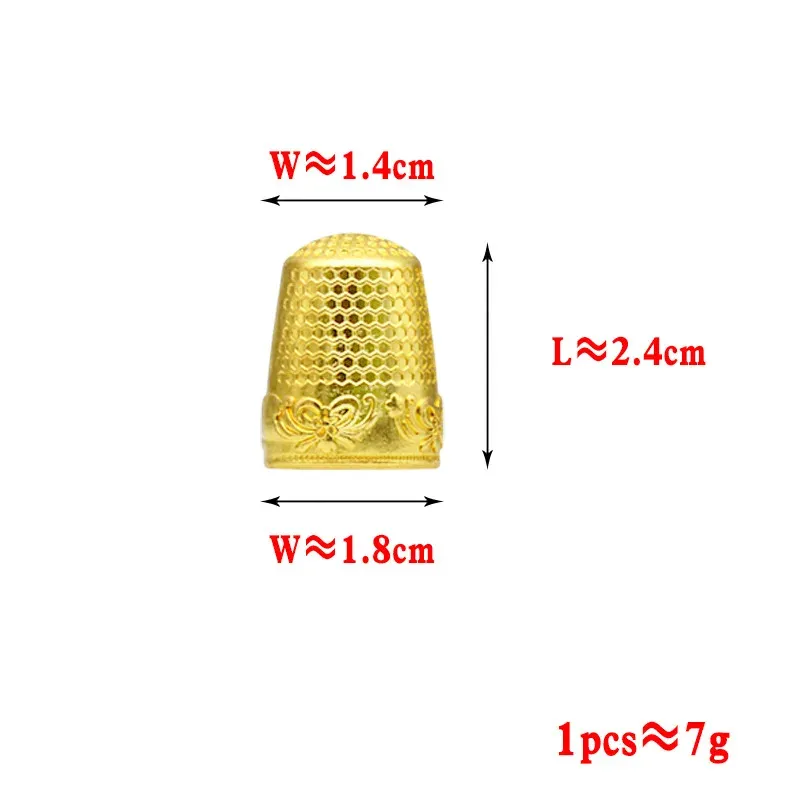 Vintage pure copper sewing thimble finger sleeve with thickened ...