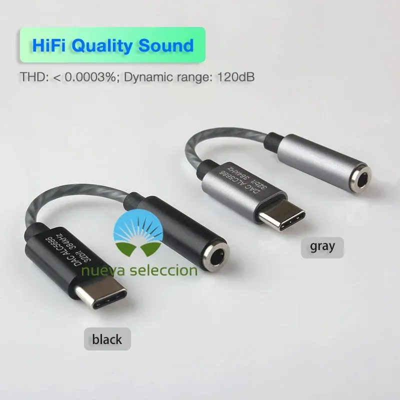 Latest Hi-Fi Audio DAC Adapter: USB-C to 3.5mm Headphone Jack with ...