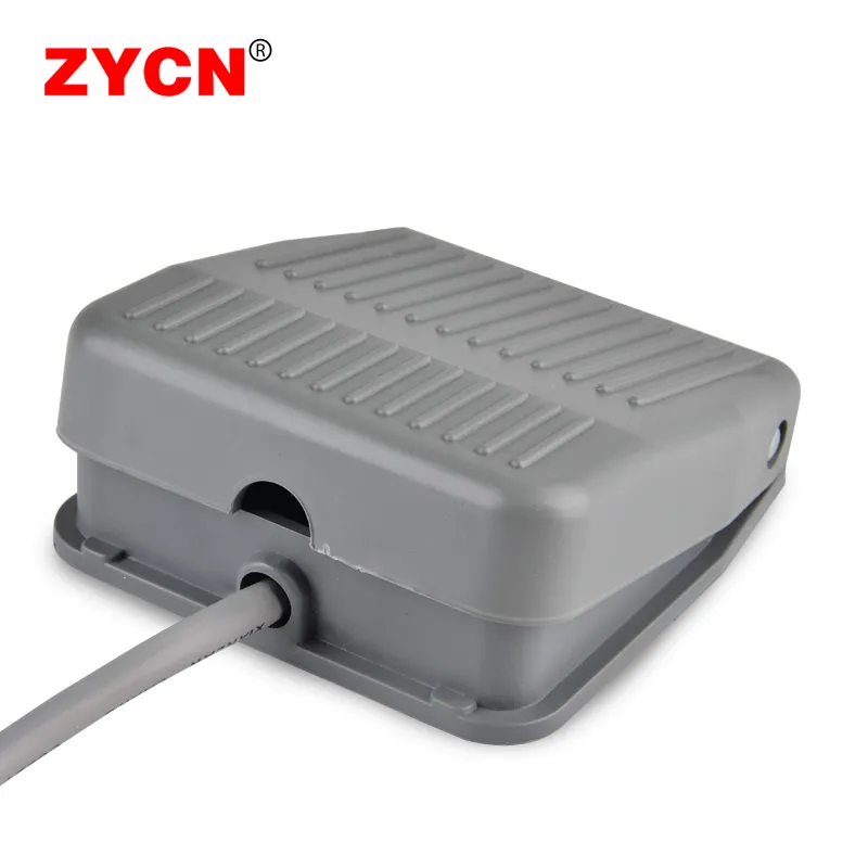 DHgate.com:2024ZYCN Nonslip Metal Momentary Foot Pedal Switch with Wire ...