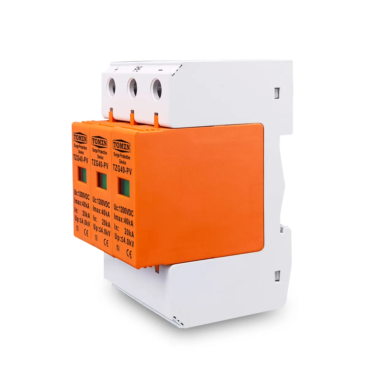 DHgate.com:TZG40-PV SPD DC Surge Protector, 1200V 20~40kA Solar ...