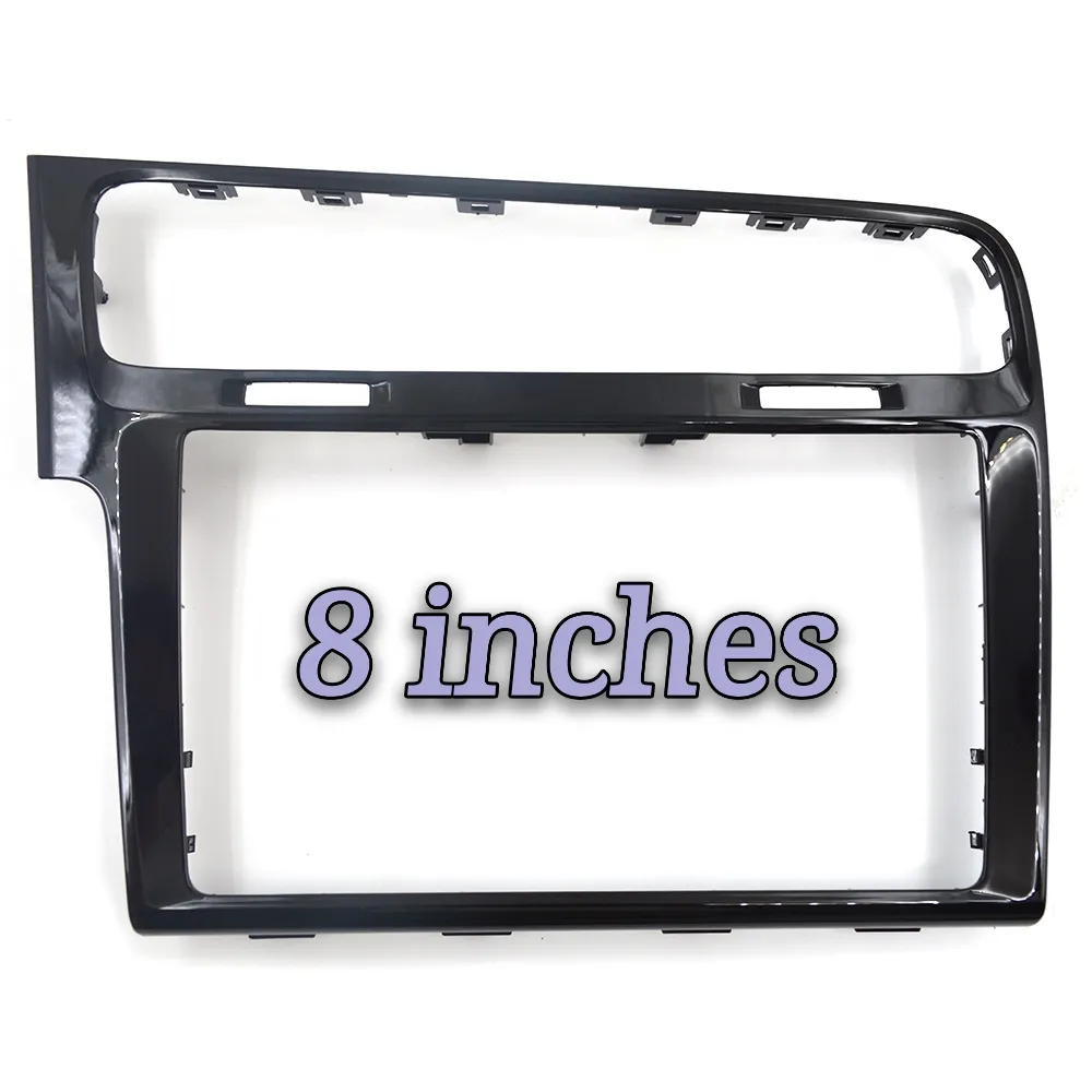 Piano Black MIB Radio Frame Panel for VW Golf 7 MK7 Golf 7.5 MIB Stereo ...