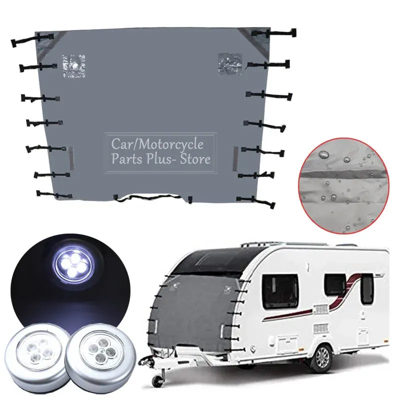 Windshield cover for towing store