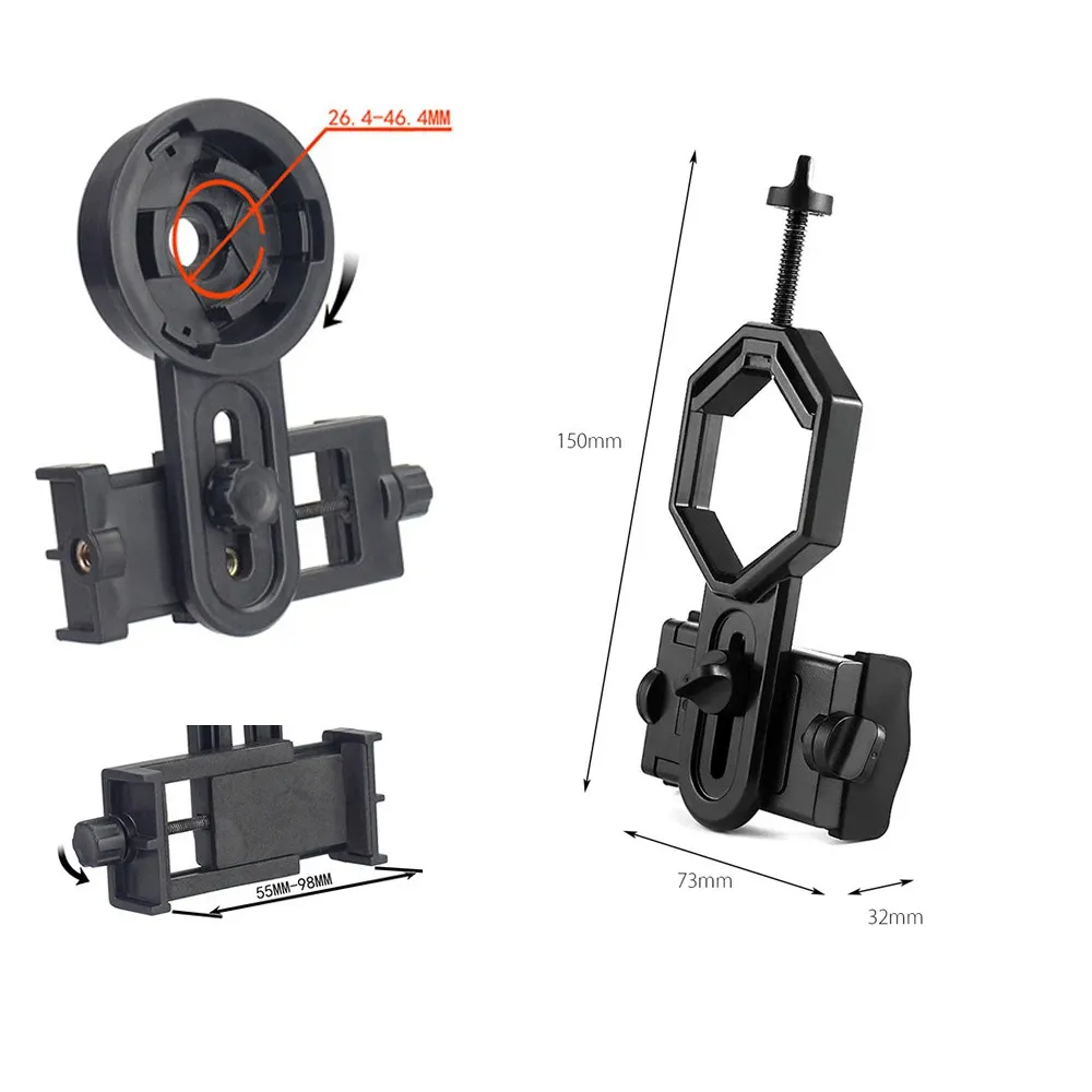 Universal Cell Phone Adapter Clip Mount for Binoculars and Camera ...