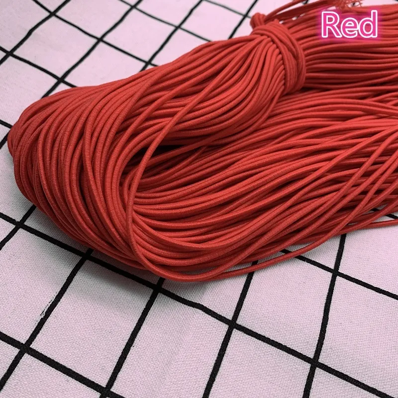 5 Yards High Elastic Round Elastic Band Rubber Cord, 2.0mm 2.5mm, Diy ...