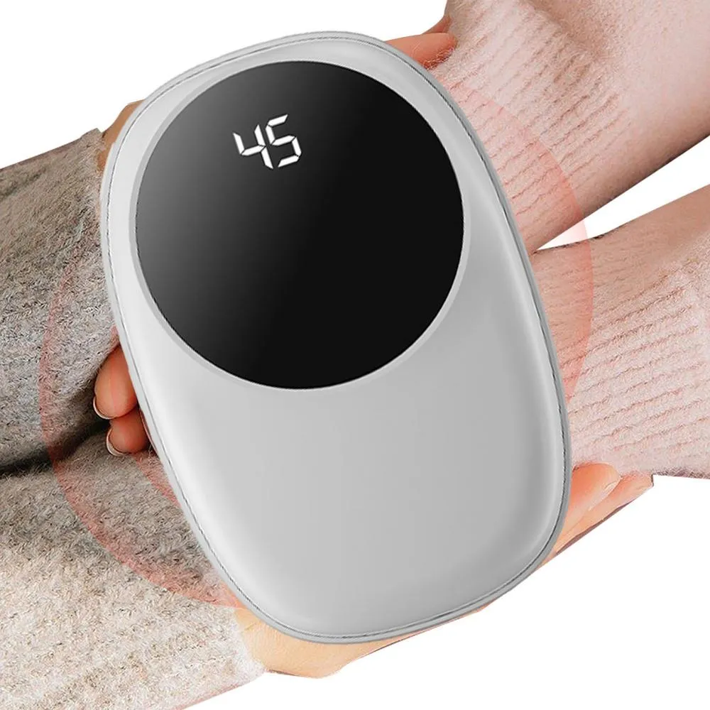 Hand Warmer USB Rechargeable 3-Level Adjustable Portable Mini Electric ...