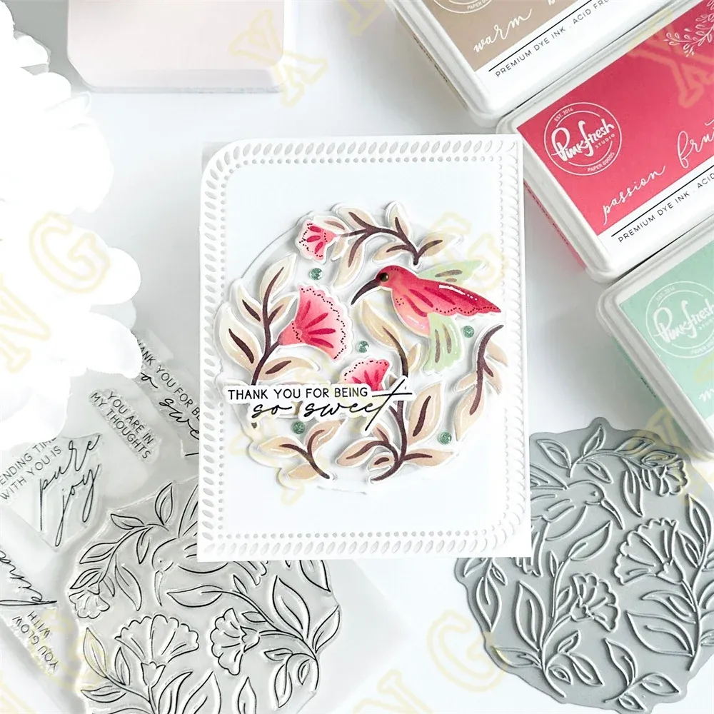 DHgate.com:"Nature-Inspired Metal Dies and Stamps: Breezy Blossoms ...