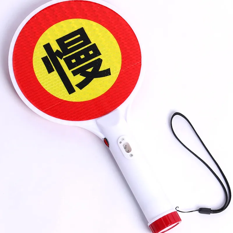 Reflective LED Stop Sign | Handheld Slow Down Paddle | Parking LED ...