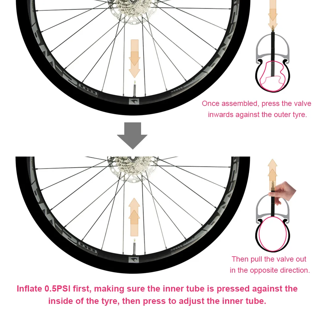 Premium 700x18-32c Bicycle Inner Tube for Road Bike and Mountain Bike ...