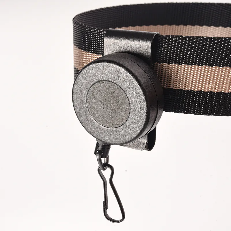 100CM High Resilience Retractable Steel Wire paracord keychain with ...