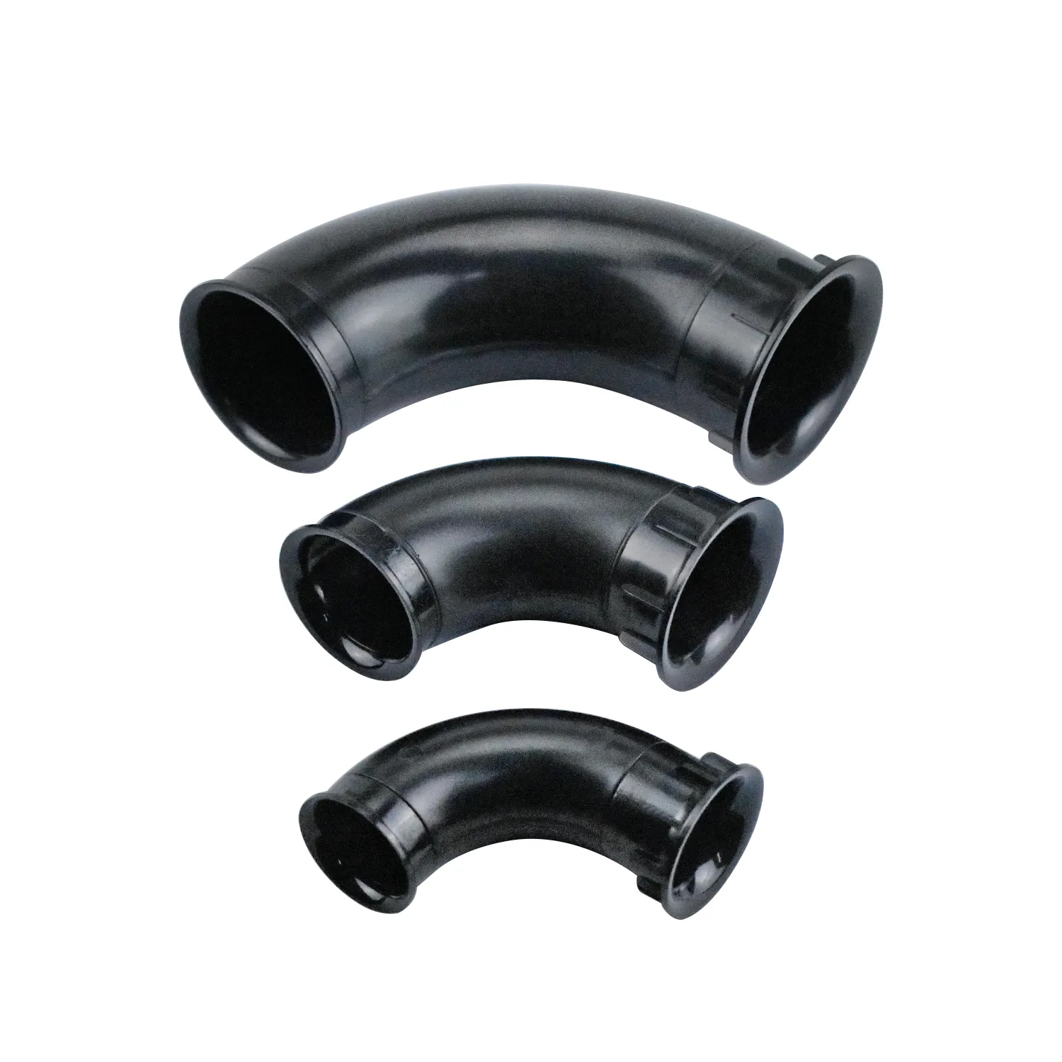 5-12 ABS Plastic Bass Reflex Tube, Black Curved Speaker Port Tube Vents ...
