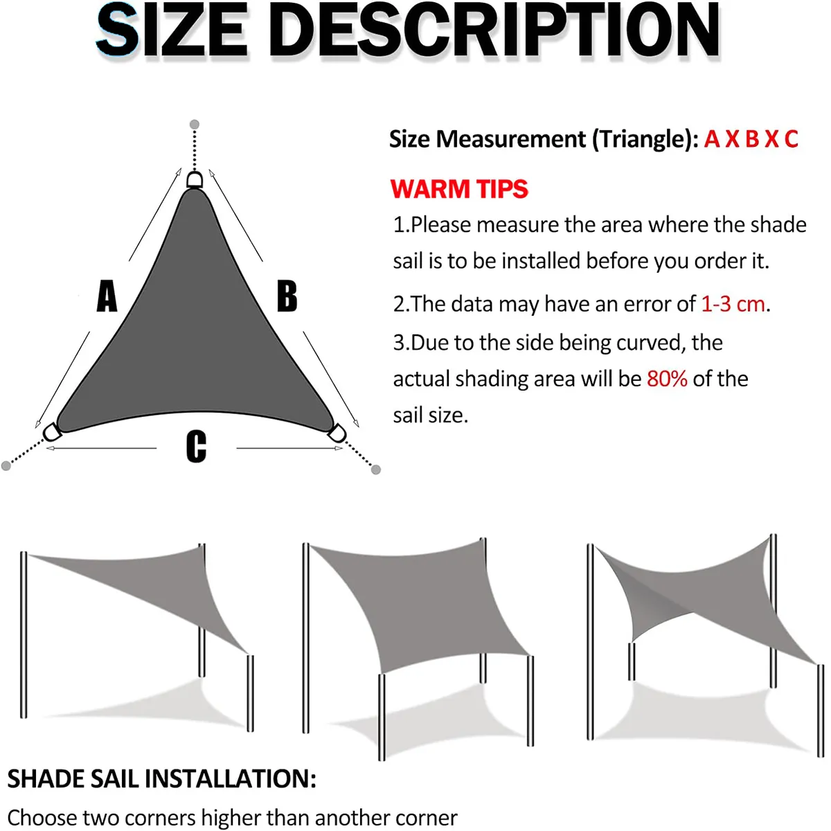DHgate.com:JYMCW 300D Polyester Shade Sail, Waterproof UV-Proof Awning ...