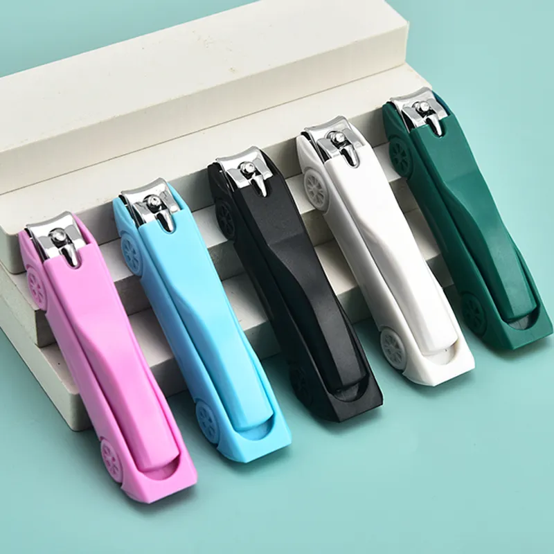 Car-shaped Nail Clippers with Nail File - Gray Thick Toenail Trimmer ...